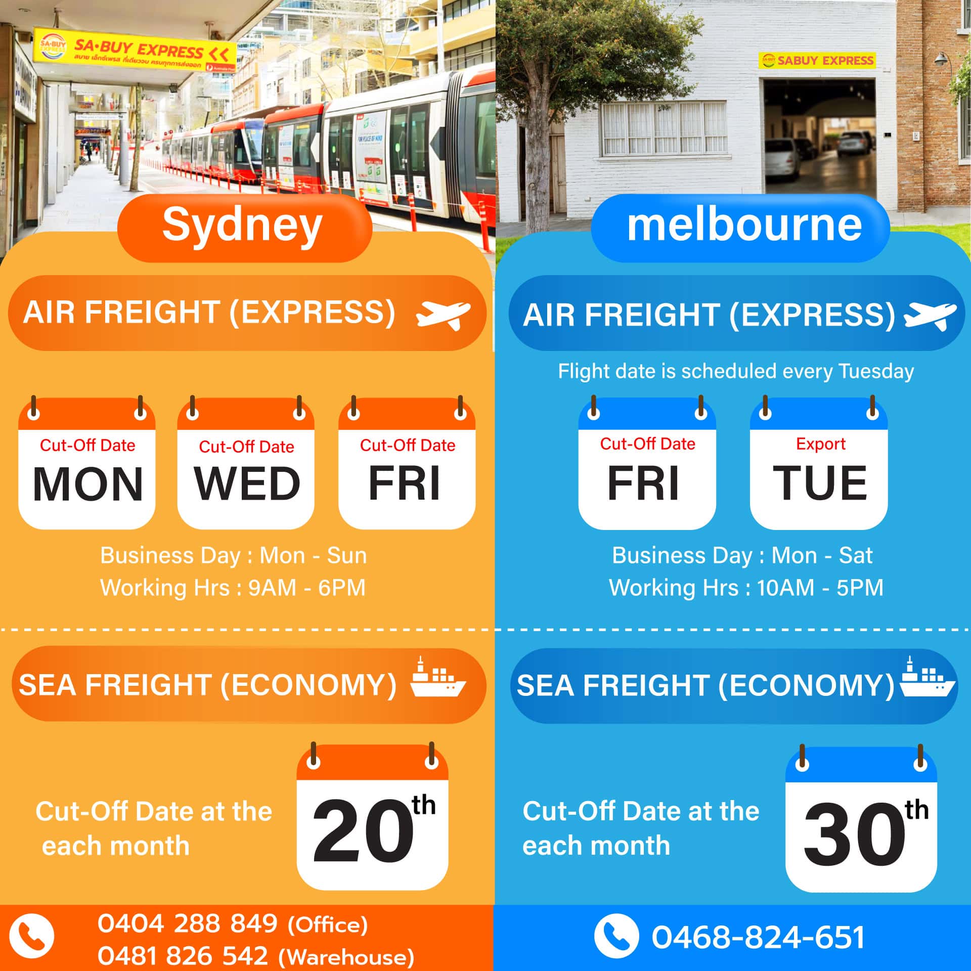 Shipping from Australia to Thailand | Sabuy Express